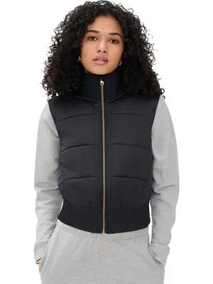 RHONE Chalet Quilted Vest - Pure Black