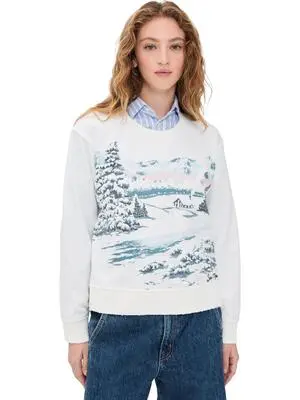 Sea Lenore Graphic Sweatshirt - Cream