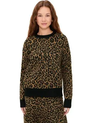 LE BOP Cheetah Print Pullover