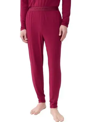 Calvin Klein Modal Joggers - Beet Red