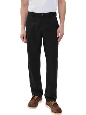 LES DEUX Como Light Twill Slacks - Black