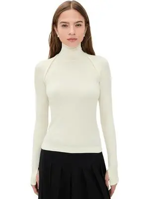 HELMUT LANG Layered Shrug Turtleneck