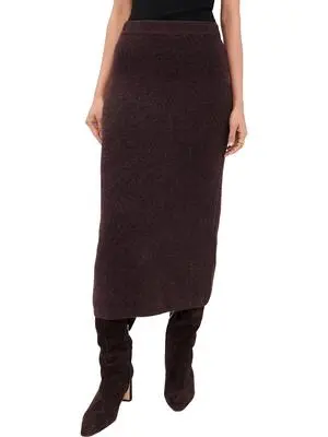 LE BOP Ines Knit Midi Skirt - Chocolate
