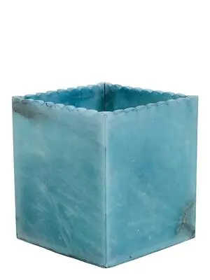 KASSATEX Marble Waste Basket - Azure