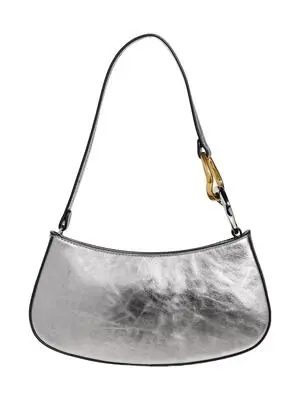 Staud Ollie Metallic Bag - Pewter