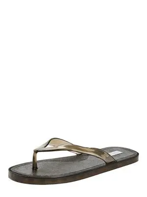 ST. AGNI Jelly Flip Flops - Smoke