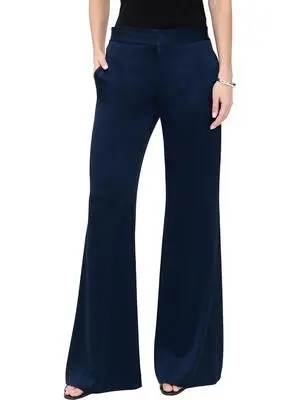Alice + Olivia Shane Slouchy Wide-leg Pants - Midnight Blue