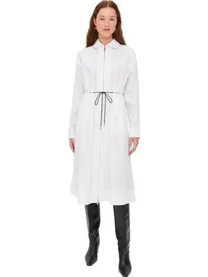 Staud Chi Midi Dress - White