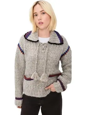 Xirena Beatrice Alpaca Sweater - Gris