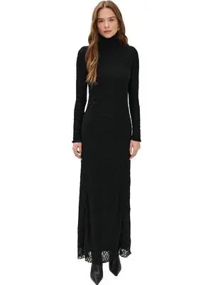 Rag & Bone Ellie Lace Maxi Dress - Black