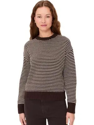 PISTOLA Aura Striped Sweater - Mocha