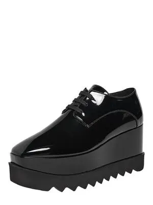 Stella McCartney Elyse Patent Alter Mat Sneakers - Black