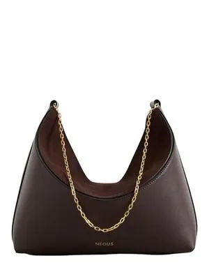 NEOUS Pavo West Leather/suede Bag - Dark Chocolate