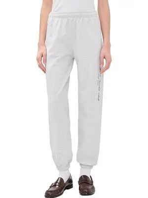 SPORTY & RICH New York Health Club Sweatpants - Heather Gray
