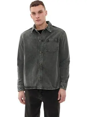 LES DEUX Loan Washed Overshirt