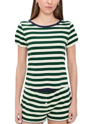 Morgan Lane Baby Jean Tee - Jolly Stripe