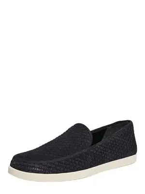 Vince Sonoma Weave Suede Loafers - Coastal