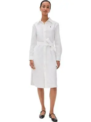 Polo Ralph Lauren Oxford Cory Shirt Dress - Bsr White