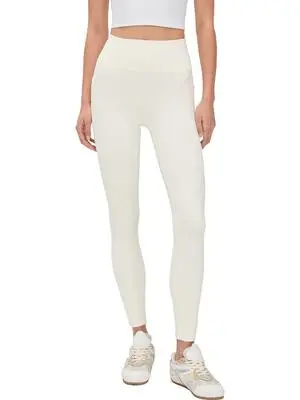 Beyond Yoga Allure Zip Pocket Ankle Leggings - Glacier