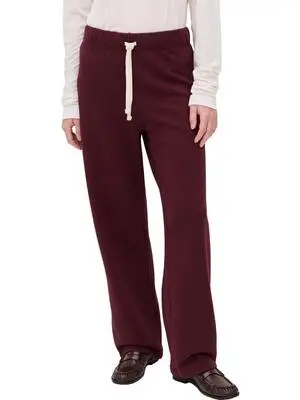 Sold Out NYC Mid-weight Stretch French Terry Sweatpants - Wine