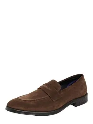 Paul Smith Pierce Suede Loafers - Chocolate