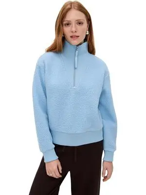 Varley Jaylin Half Zip Fleece - Glacier Blue