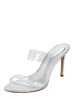 Schutz Ariella Strappy Sandals - Silver