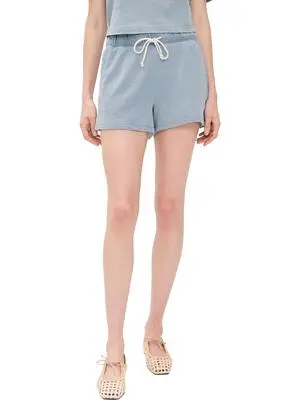Z Supply Knit Denim Shorts - Ocean Air Indigo