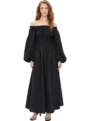 Caroline Constas Raquela Off-shoulder Maxi Dress - Black