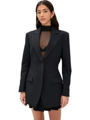 LE BOP Quinn Hourglass Blazer - Black