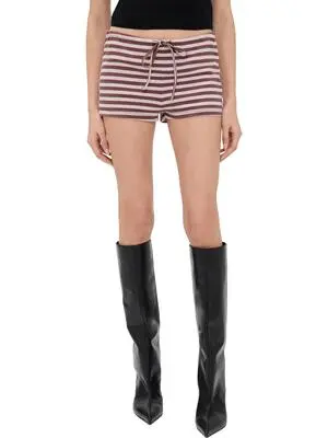 Lioness Striped Jersey Bloomers - Chocolate Blush Stripe