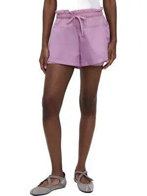 Polo Ralph Lauren Layered Drawstring Shorts - Light Mauve