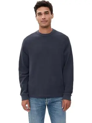 Madewell Long-sleeve Thermal Tee - Coal
