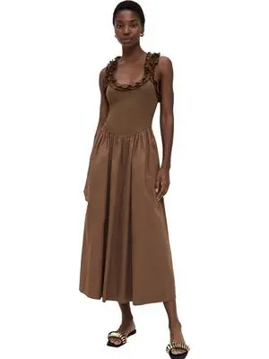 ROAME Paloma Maxi Dress - Toffee