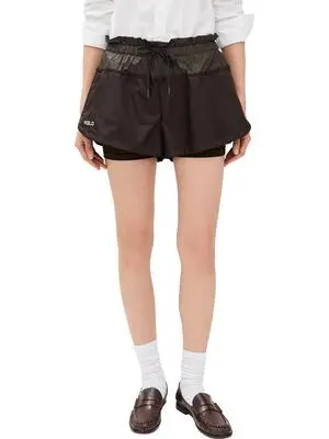 Polo Ralph Lauren Layered Drawstring Shorts - Dark Beech
