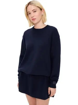 Sandy Liang Kazia Knit Dress - Navy