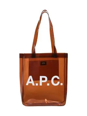 A.p.c. Lou Tote - Cae Dark Brown