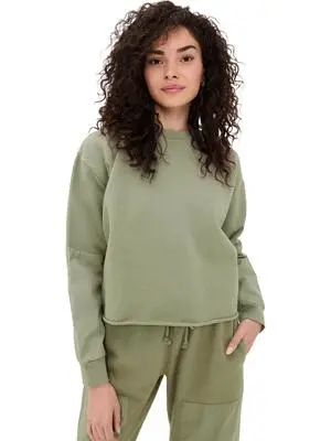 LESET Jamie Patch Crew Neck Sweatshirt