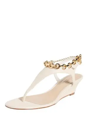 Schutz Lys Wedges - Sugar White