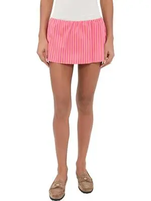Solid & Striped The Brinley Striped Skirt - Paradise Pink