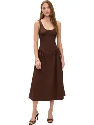 Lioness Luna Rosa Maxi Dress - Chocolate