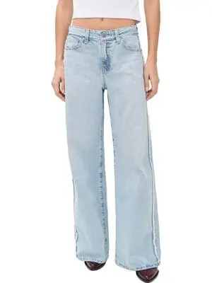 Ag Saige Wide-leg Jeans - Blindsided
