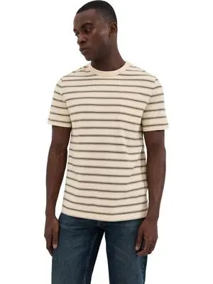A.p.c. A. P.c. Manches Courtes Ray T-shirt - Aad Ecru