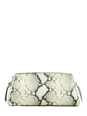 Staud Maude Convertible Clutch - White Snake