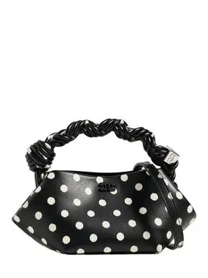 GANNI Bou Mini Printed Bag - Black