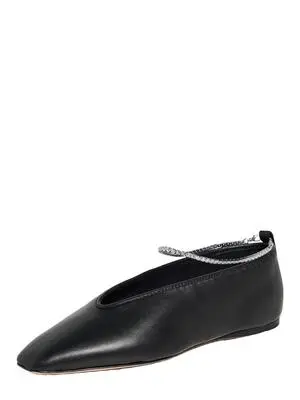 LOEFFLER RANDALL Emery Crystal Ballet Flats - Black