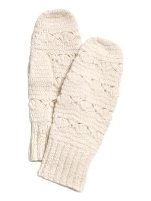 Sea Alena Knit Mittens - Cream