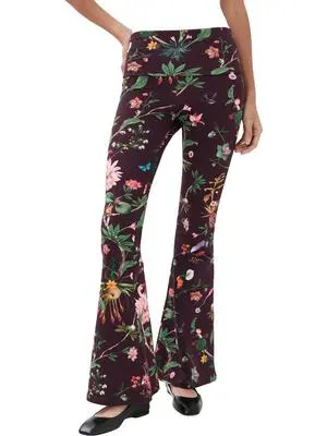 La DoubleJ Floral Print Meditation Pants - Zooflora