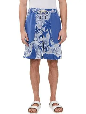 Oas Mystea Nicola Printed Shorts - Blue