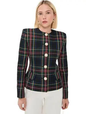 Retrofete Rora Jacket - Black Tartan